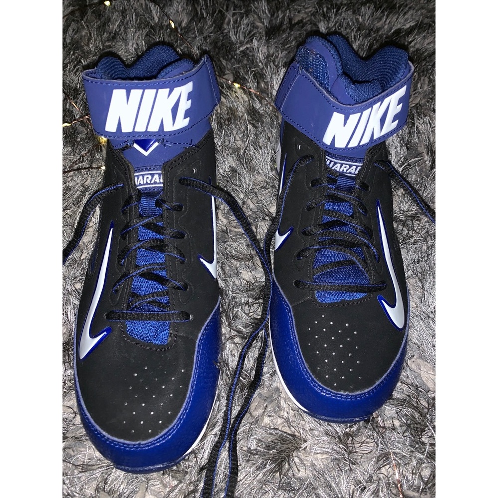 Nike Cleats Blue Black And Green - Gem